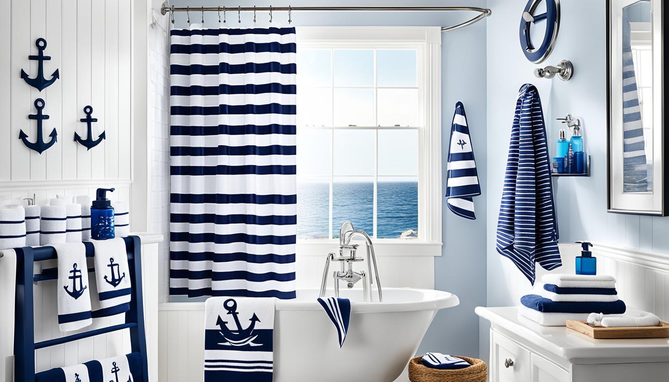 Elegantes Kleines Badezimmer Maritim Gestalten Ebenbild
