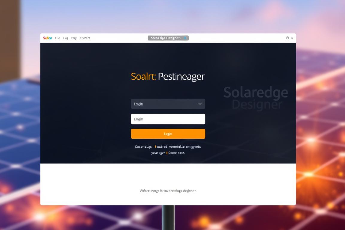 Einfacher Zugang Zum SolarEdge Designer Login