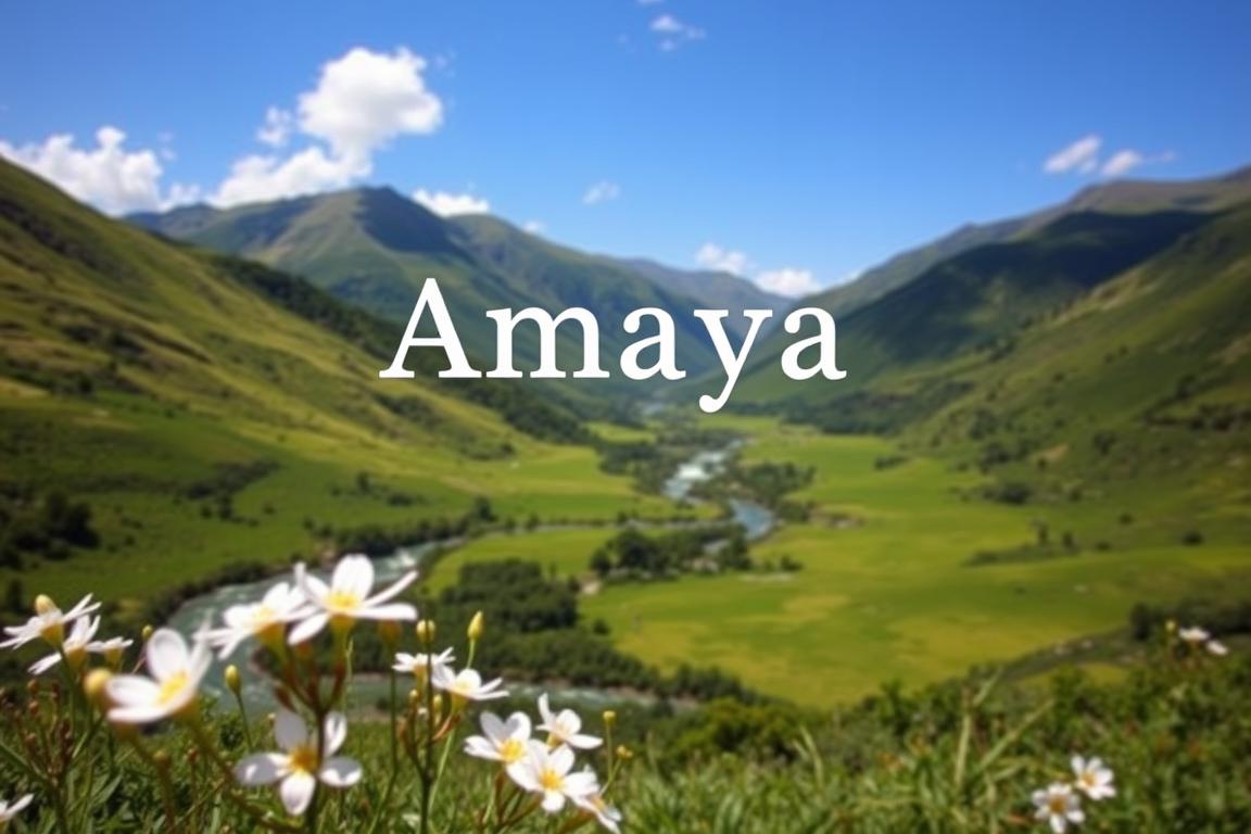 Woher Kommt Der Name Amaya?