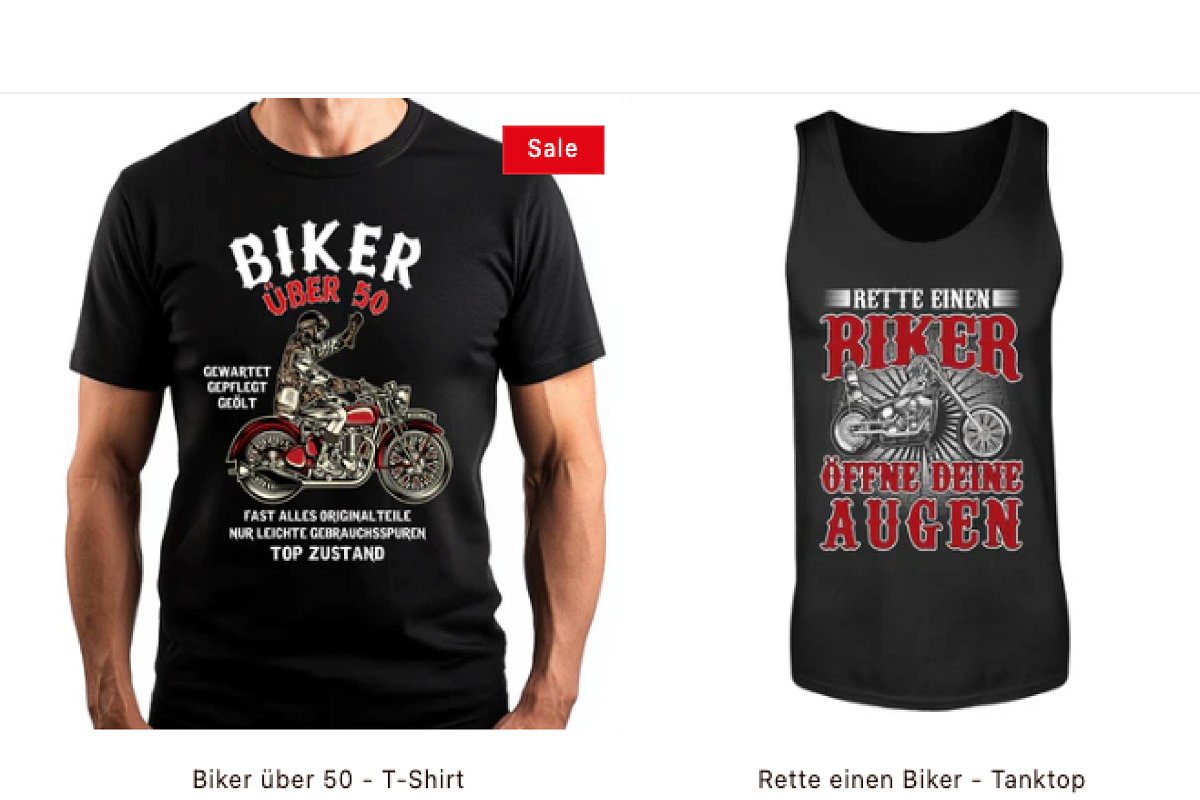 Biker Shirts Kaufen Auf Rebellenstoff - Top Designs